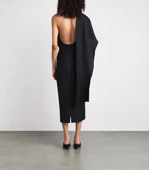 RÓHE Draped Open-back Maxi Dress