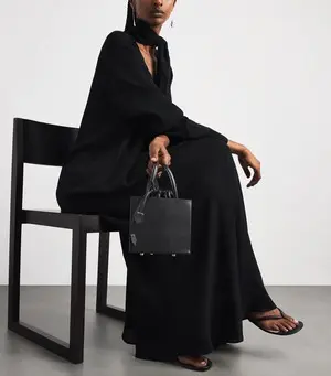 TALEL PARIS Leather Triangle Top-handle Bag