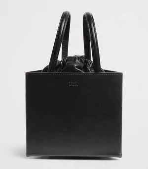 TALEL PARIS Leather Triangle Top-handle Bag