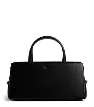TALEL PARIS Leather V2 Baguette Bag - Black