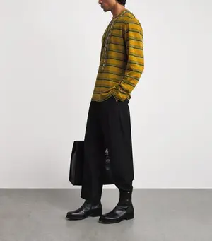 CRAIG GREEN Stripe Lace Long-sleeve T-shirt