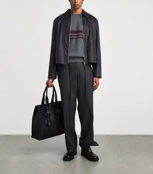 CRAIG GREEN Wool Felt Stripe Sweater
