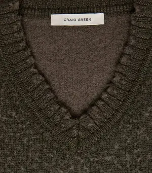 CRAIG GREEN Wool-blend Sweater Vest