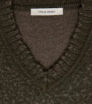 CRAIG GREEN Wool-blend Sweater Vest