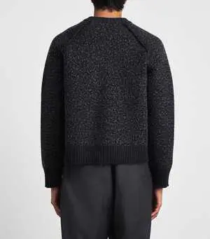 CRAIG GREEN Wool-blend Zip-up Sweater