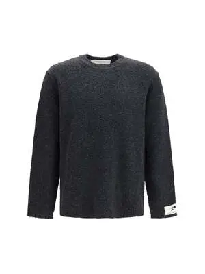 GOLDEN GOOSE GOLDEN GOOSE Wool Crew Neck Sweater Gray