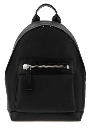 TOM FORD Leather Backpack - Black