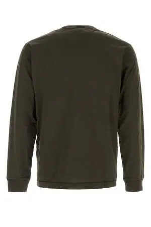 Stone Island Khaki Cotton T-shirt - Green