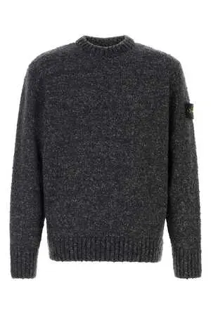Stone Island Powder Cotton Ribbed Sweater