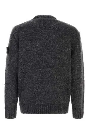 Stone Island Powder Cotton Ribbed Sweater