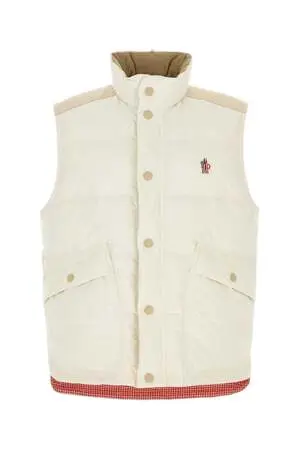 Moncler Sleeveless Down Vest - White