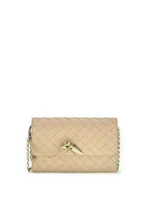 Bottega Veneta Andiamo Pouch On Chain - Cream