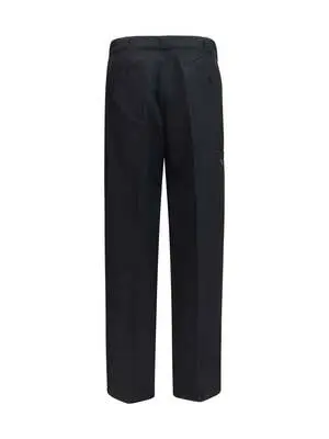 Prada Technical Wide-leg Pants In Canvas