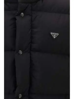 Prada Puffer Jacket Re-nylon With Triangle Logo