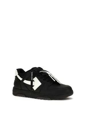 Off-White Out Of Office" Leather Sneakers - Black