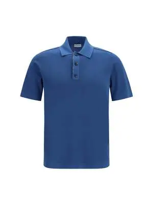 Burberry Knit Polo - Blue