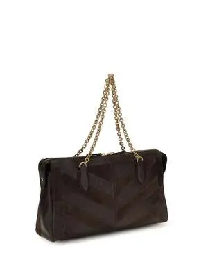 Valentino Garavani Medium Panthea Shoulder Bag - Brown