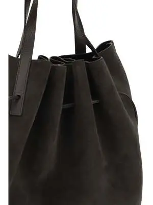 Yuzefi Scallop Suede Shoulder Bag