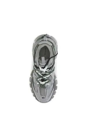 Balenciaga Track Trail Lace Up Sneakers - Gray