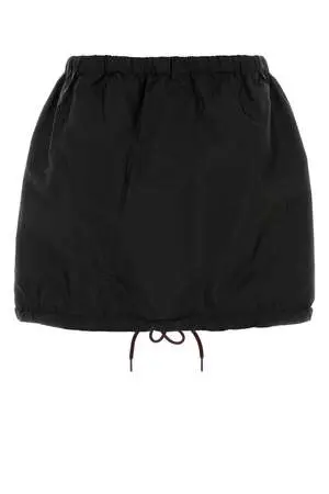 Prada Re-nylon Mini Skirt - Black