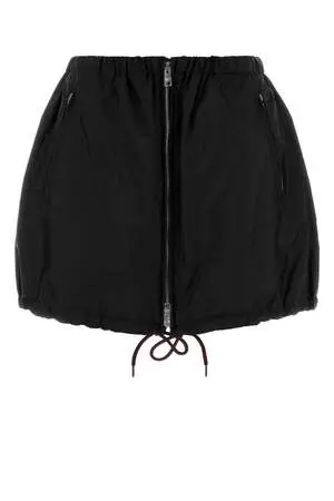 Prada Re-nylon Mini Skirt - Black