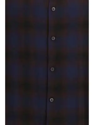 Dries Van Noten Check Shirt - Blue