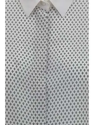 TOM FORD Diamond Print Silk Crêpe De Chine Shirt - Multicolor