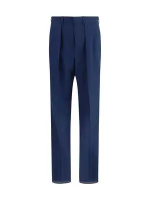 TOM FORD Pleated Tailored Trousers - Green