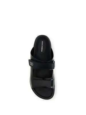 Dolce & Gabbana Calfskin Leather Sandals