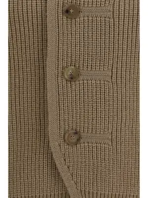 Dries Van Noten High-neck Buttoned Cardigan - Cream