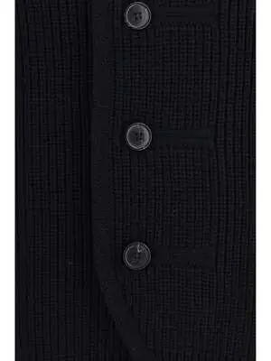 Dries Van Noten Buttoned High-neck Cardigan