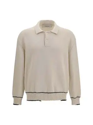GOLDEN GOOSE Rindley Polo With Logo Print - Multicolor