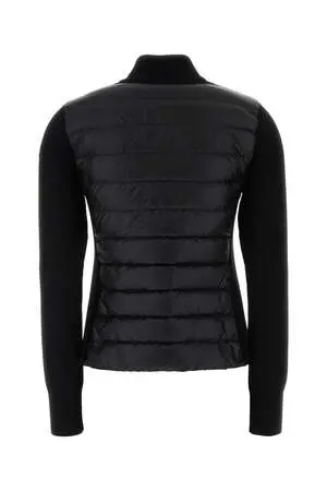 Moncler Nylon And Wool Cardigan