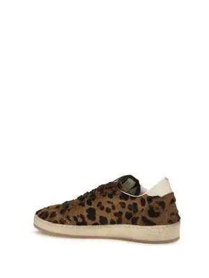 GOLDEN GOOSE Ball Star Leopard Print Calf Hair Sneakers
