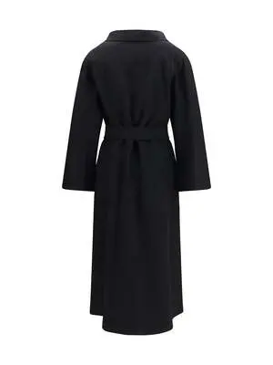 Max Mara Ludmilla Cashmere Wrap Coat - Black