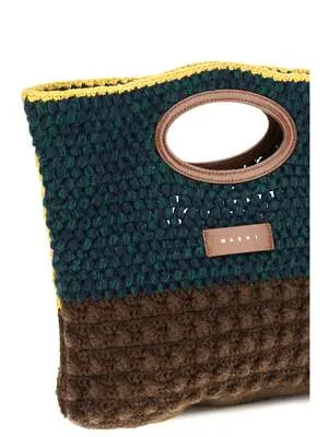 Marni Knotty Crochet Wool Handbag