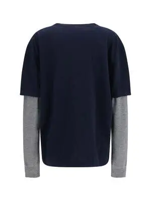 Miu Miu Long-sleeve Layered Sweater