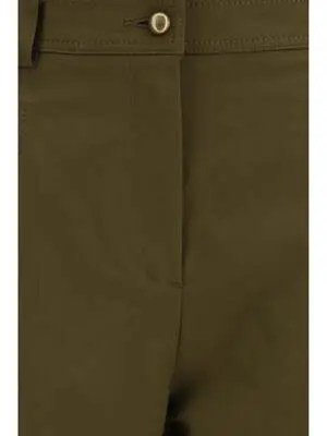 Max Mara Adorni Cropped Pants - Green