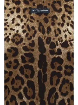 Dolce & Gabbana Leopard Print Cropped T-shirt