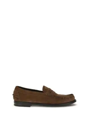 Prada Suede Loafers - Brown