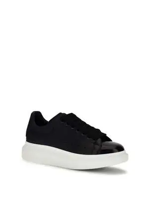 Alexander McQueen Oversized Sneakers In Lea - Blue