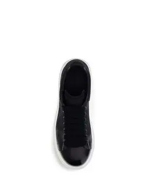 Alexander McQueen Oversized Leather Sneakers - Blue
