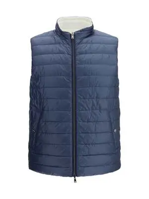 Herno Reversible Quilted Gilet - White