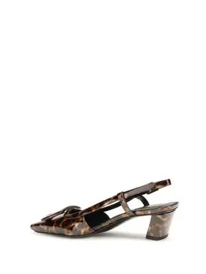 ROGER VIVIER Tortoiseshell Belle Vivier Slingback Pumps