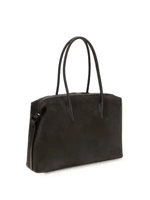 Yuzefi Large Brioche Duffle Shoulder Bag - Brown