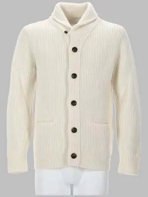 MC2 SAINT BARTH Wool Cardigan - Ivory