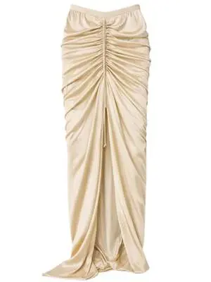 Rick Owens Breezy Mini Skirt For - Beige
