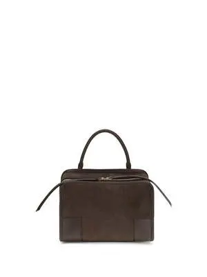 Loewe Medium Amazona 180 Handbag In Calfskin - Brown