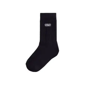 Kith Classic Crew Socks - Black