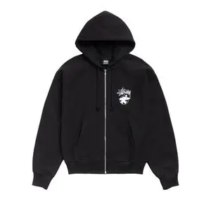 StÜssy Long Haul Zip Hood - Black